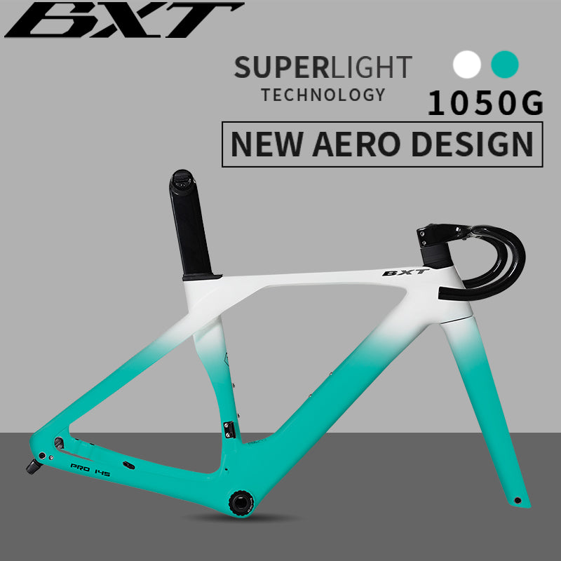 BXT Carbon road bike Disc brakes road bicycle 700*32c, Fully Hidden DI ...