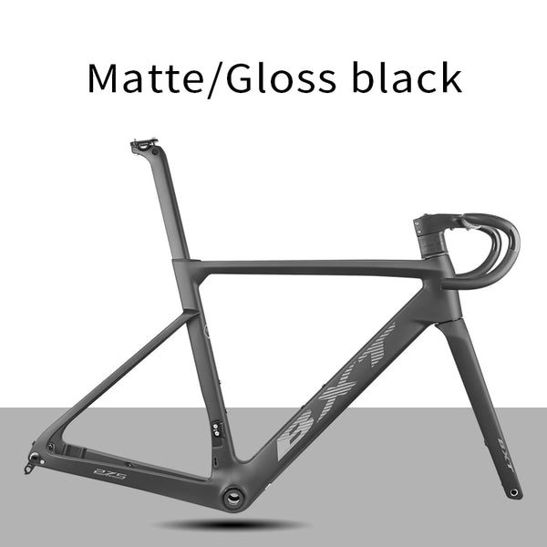 BXT-Ultralight Carbon Road Bike Frame, Flat-Mounted Disc Brake, 140mm ...