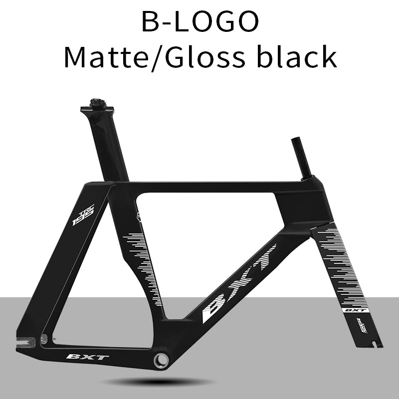 BXT-TRC-195 Fixed Gear Bike Frame – Classic Flag Colors｜T1000 Carbon F ...