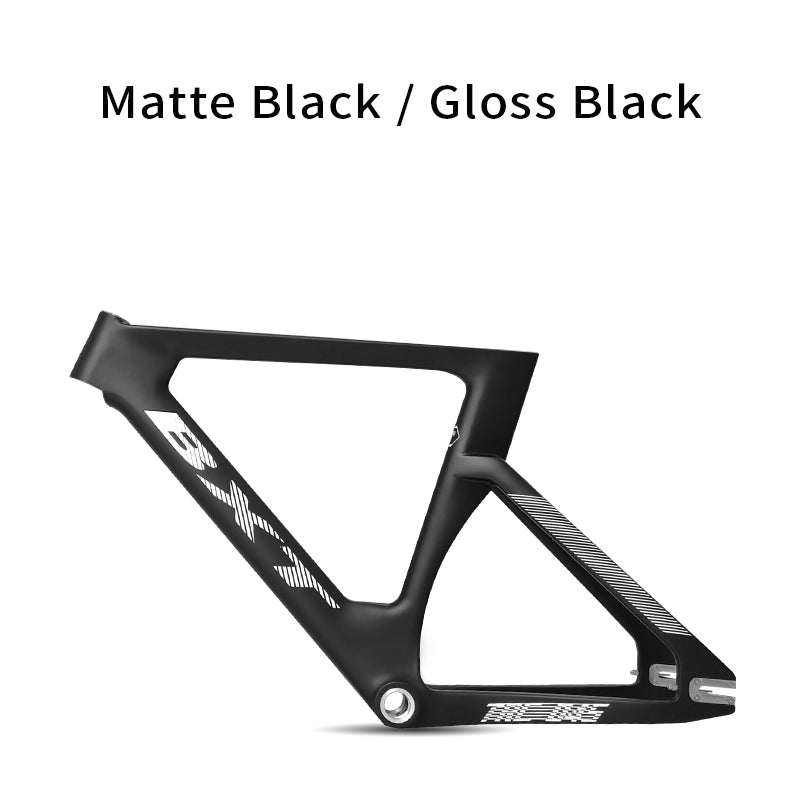 BXT Full Carbon Track Bicycle Frameset with Fork Seatpost Fixed Gear R ...