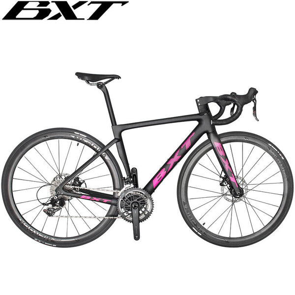 BXT 700C Carbon Road Bike Full Hidden Racing Disc Brake Carbon Road Co ...